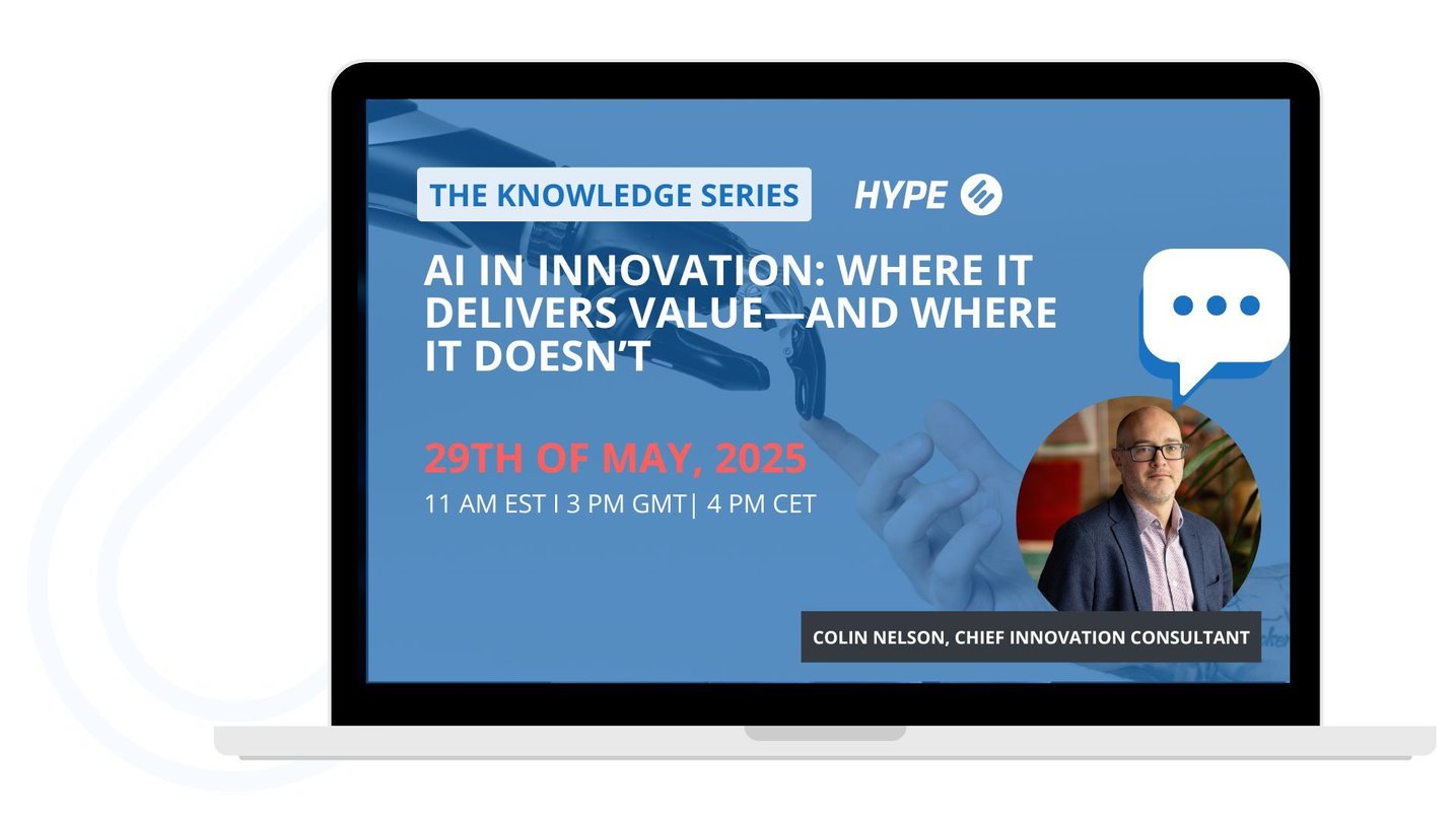 Knowledge Session: AI in Innovation: Where It Delivers Value—and Where It Doesn’t